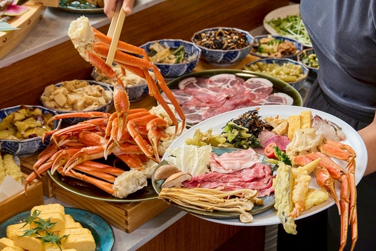 Japanese Buffet Dining Shinsaibashi Maruhana - Restaurant Guide ...